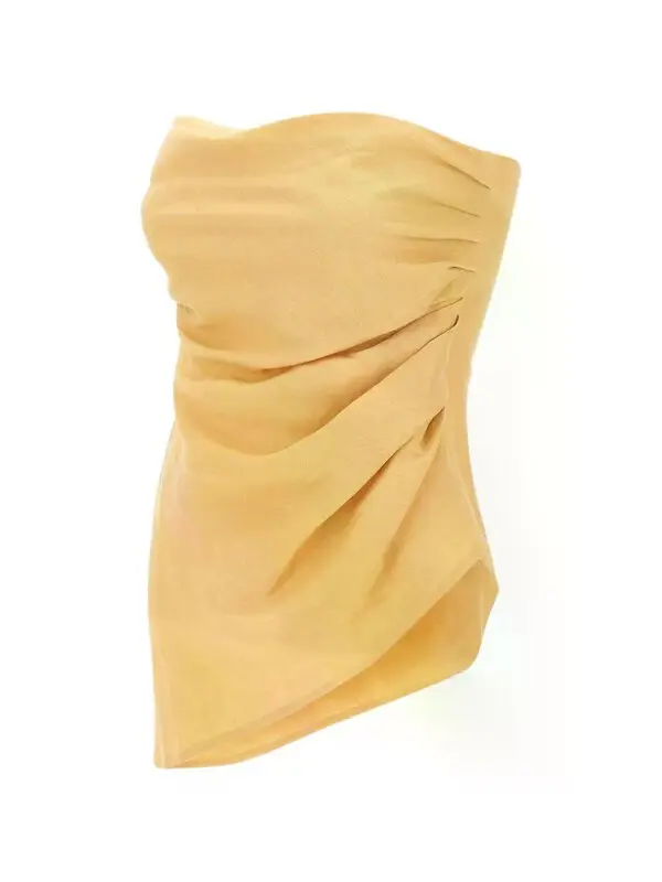 Faithfull The Brand Nera Gathered Asymmetric Top