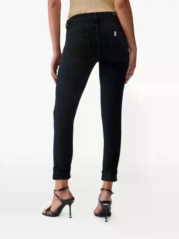 Liu Jo Embellished Hem Jeans