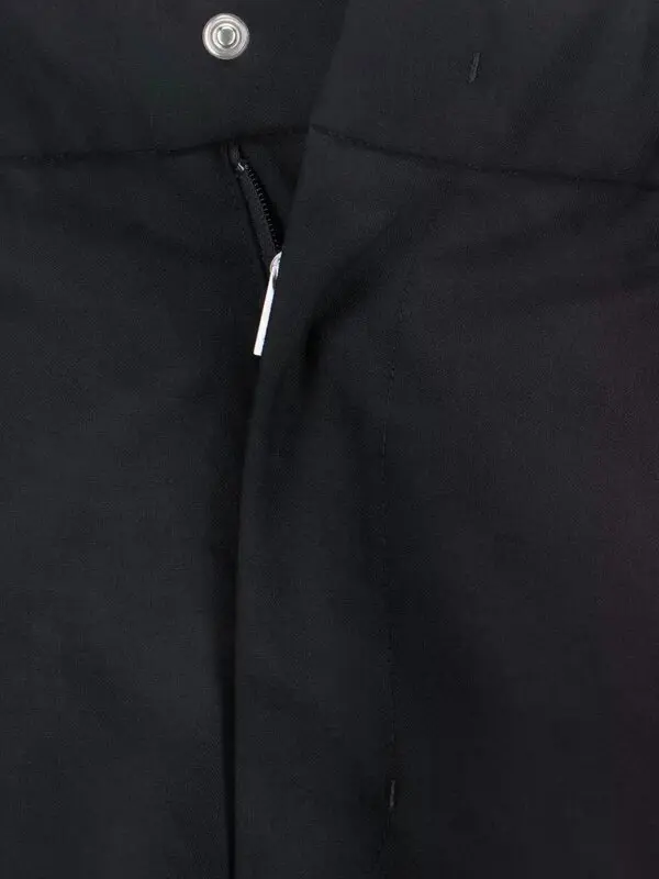Herno Elasticated Wool Blend Shorts - Black