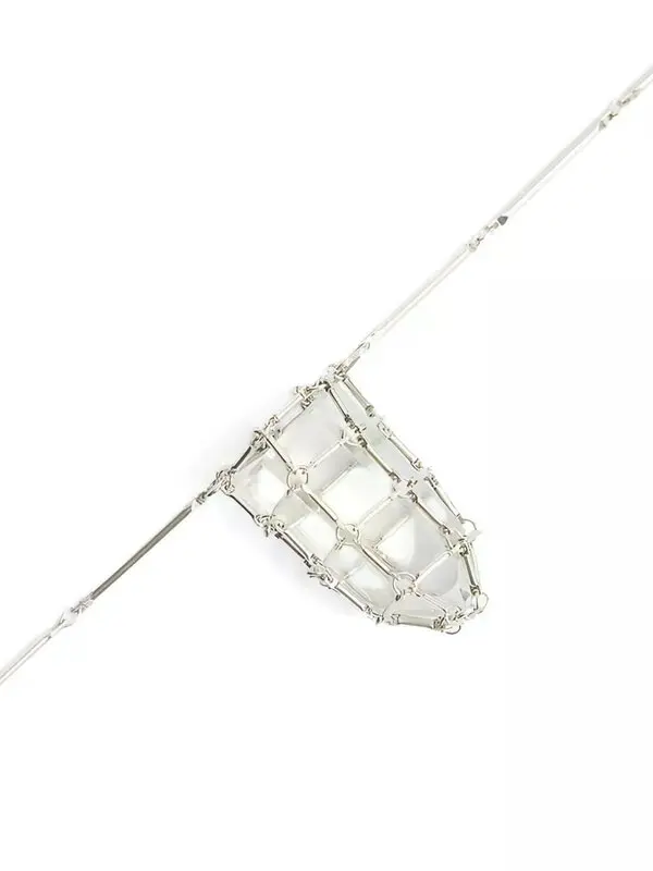 Isabel Marant Étoile Rock Crystal Pendant Necklace - Silver