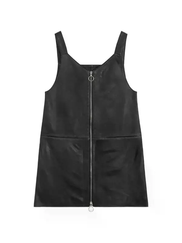 Fiorucci Zip Pocket Leather Dress