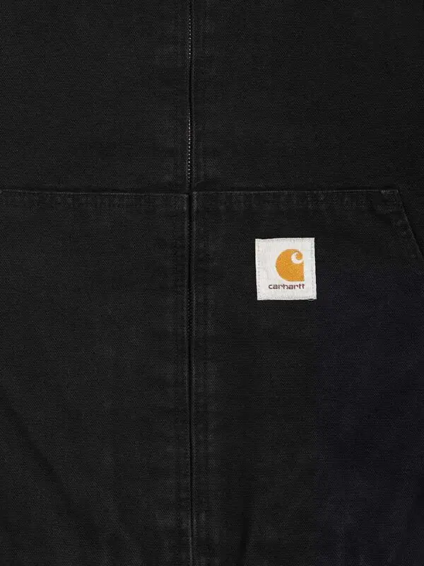 Carhartt Work In Progress Ravon Logo-patch Bomber Jacket - Black