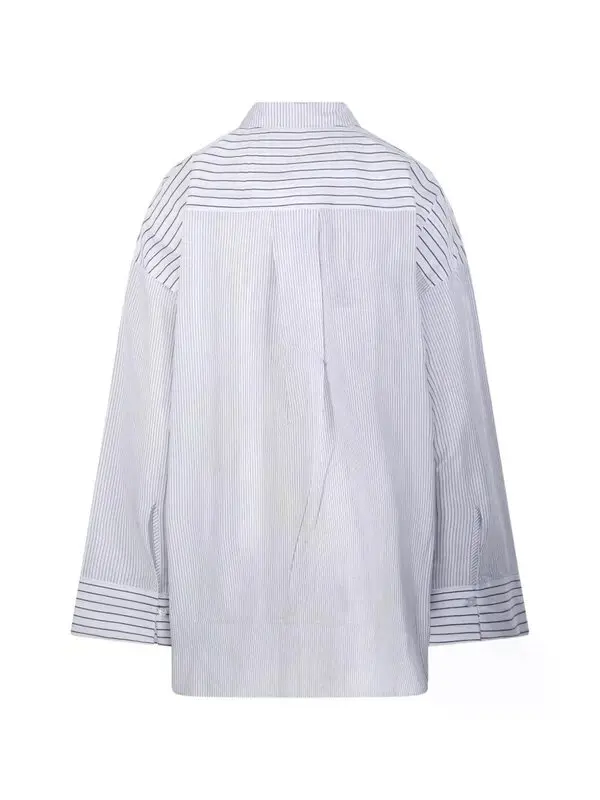 BY MALENE BIRGER Derris Pinstripe Shirt - White