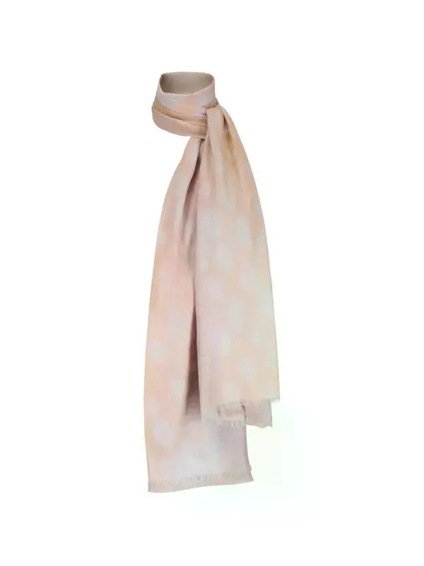 Kinross Cashmere Fringed-trim Scarf - Neutrals