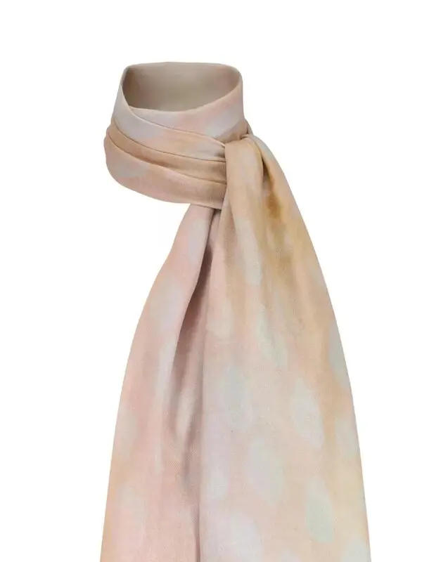 Kinross Cashmere Fringed-trim Scarf - Neutrals
