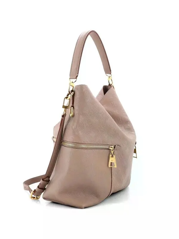 LOUIS VUITTON Melie Handbag Monogram Empreinte Leather Hobo Bag - Neutrals