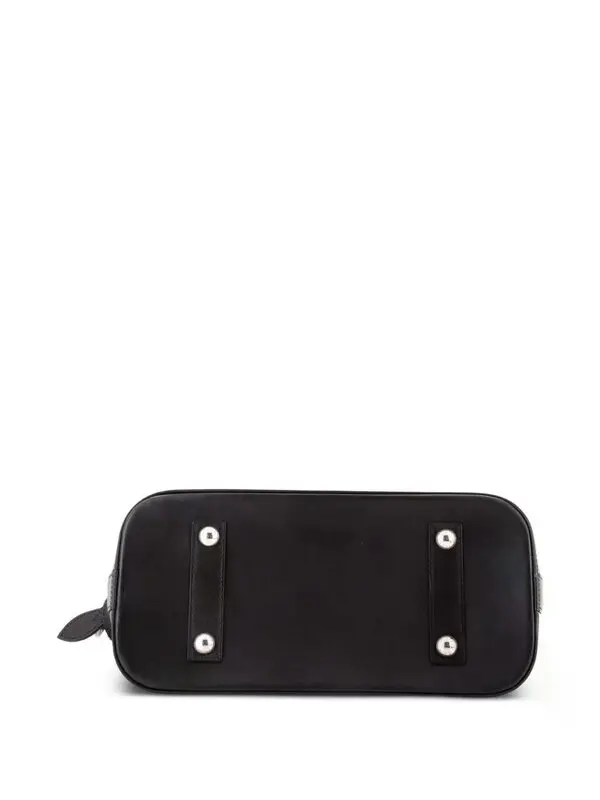 LOUIS VUITTON Alma Pm Tote Bag Studded Malletage Leather - Black