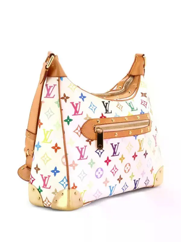 LOUIS VUITTON Boulogne Handbag Monogram Multicolor Hobo - White