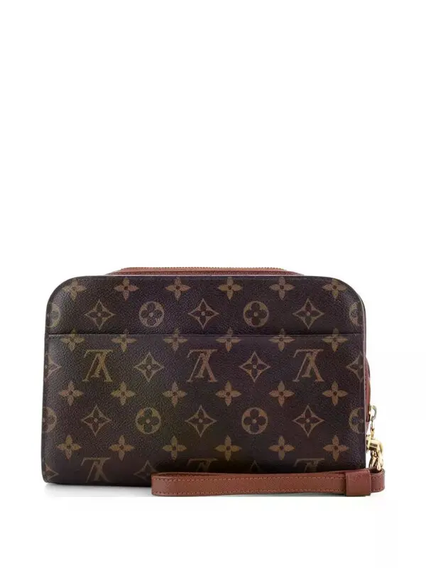 LOUIS VUITTON Pochette Orsay Monogram Canvas Clutch