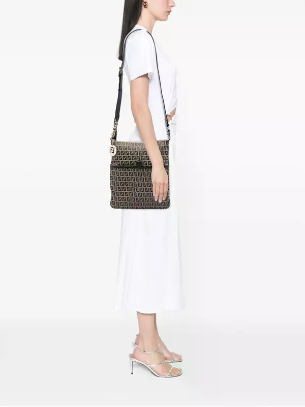 Fendi Zucchino Canvas Crossbody Bag