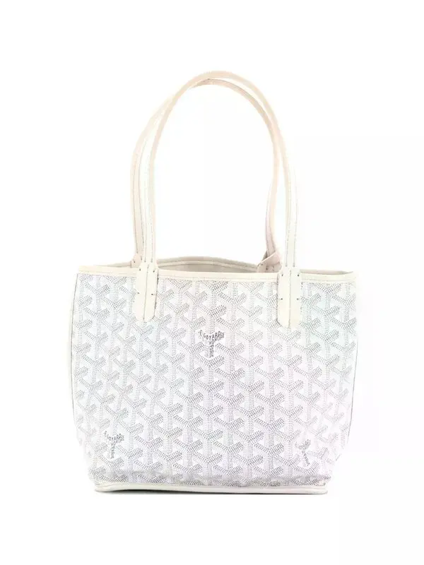 Goyard Anjou Reversible Mini Satchel - White