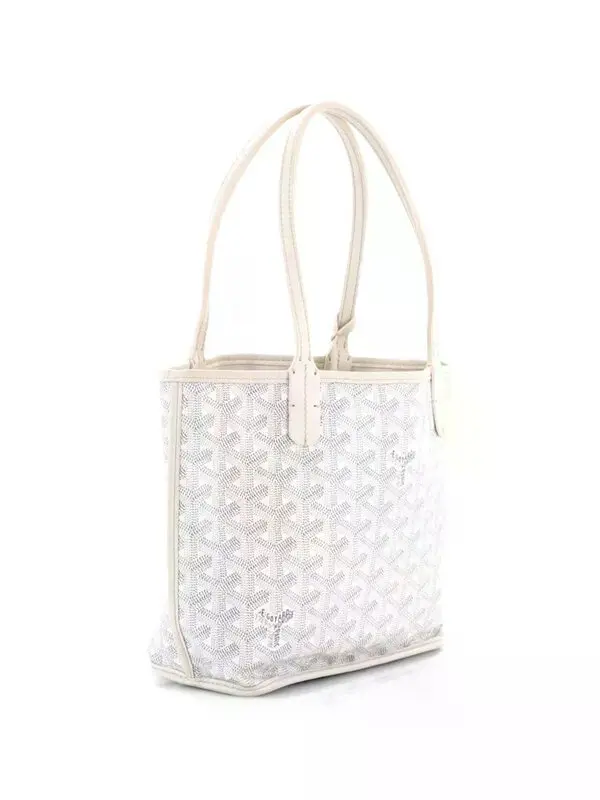 Goyard Anjou Reversible Mini Satchel - White