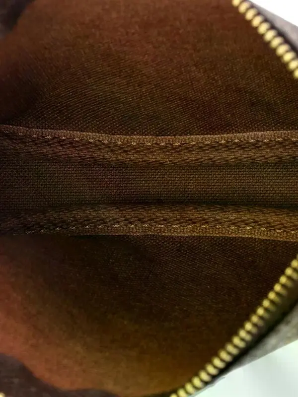 LOUIS VUITTON Pochette Accessoires Monogram Canvas Mini Clutch - Brown