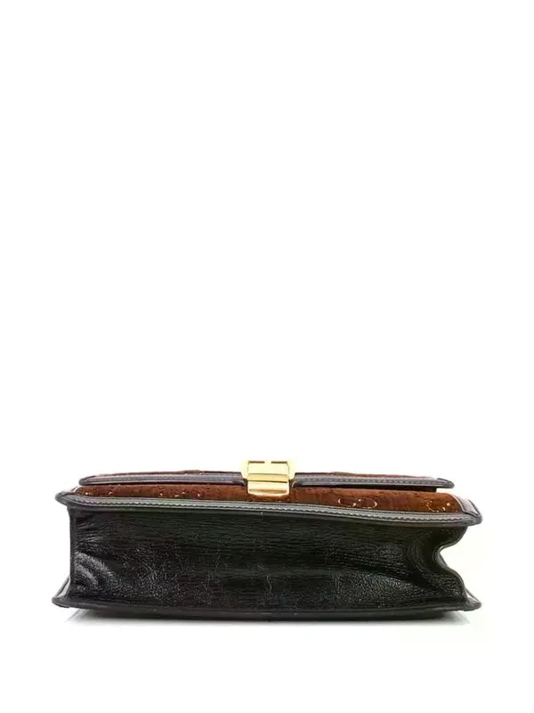Gucci Sylvie Small Shoulder Bag Gg Velvet Crossbody - Brown