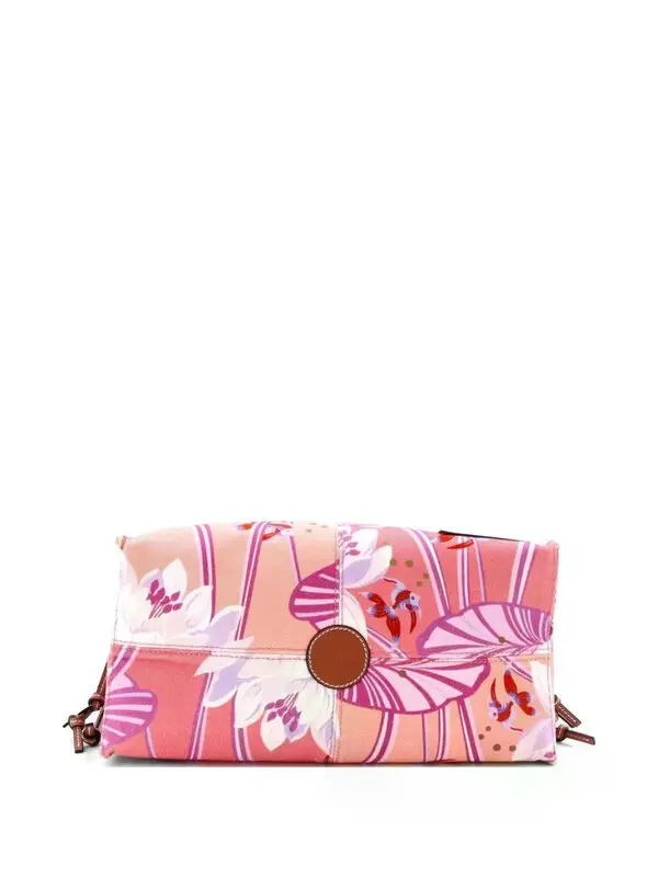 Loewe Paula's Ibiza Printed Canvas Small Tote Bag - Pink