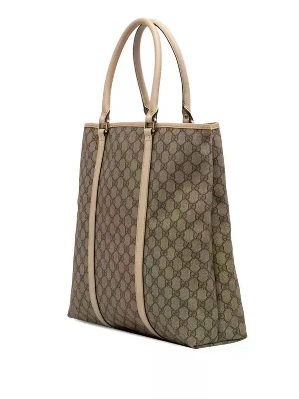 Gucci Gg Supreme Joy Vertical Tote Bag - Brown