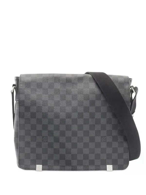 LOUIS VUITTON 2019 Damier Graphite District Mm