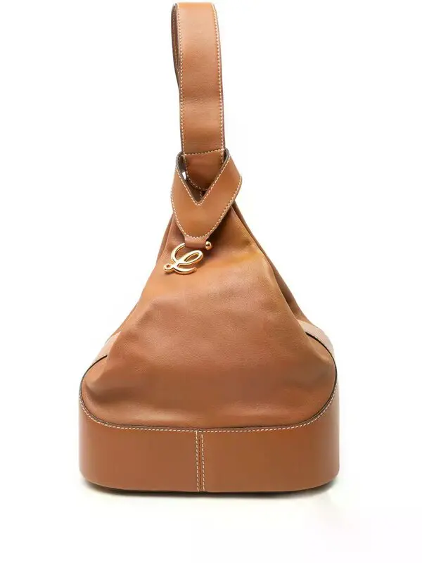 Loewe 1980-2020 Leather Anton Triangle Backpack