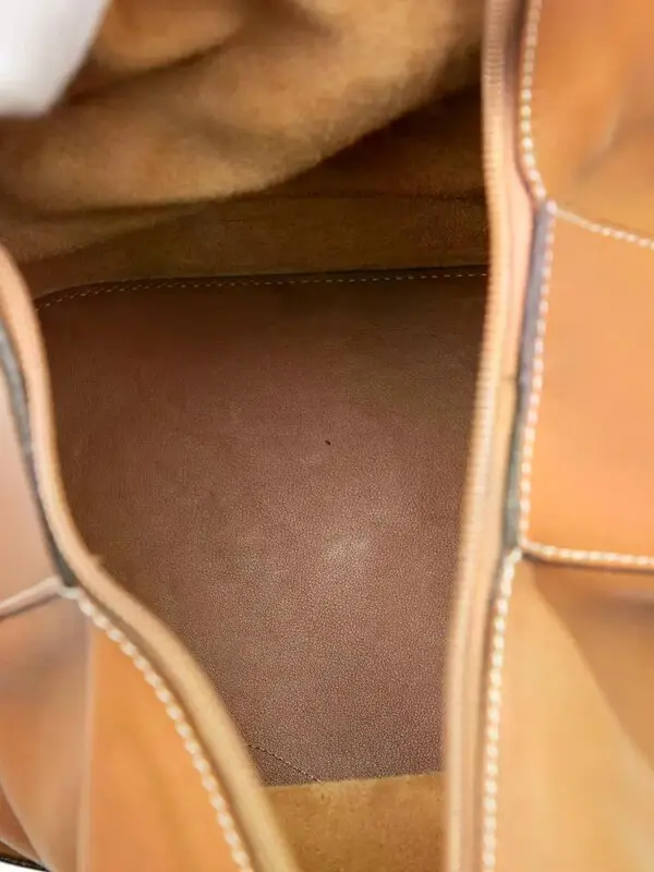 Loewe 1980-2020 Leather Anton Triangle Backpack