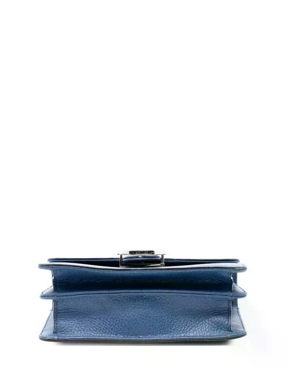 Gucci Calfskin Interlocking G Crossbody Bag - Blue