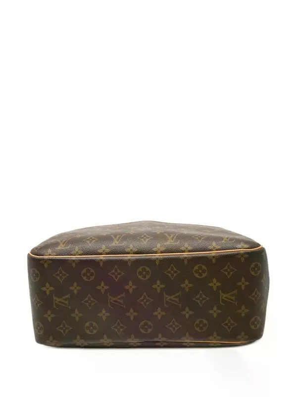 LOUIS VUITTON 1998 Monogram Deauville Handbag - Brown