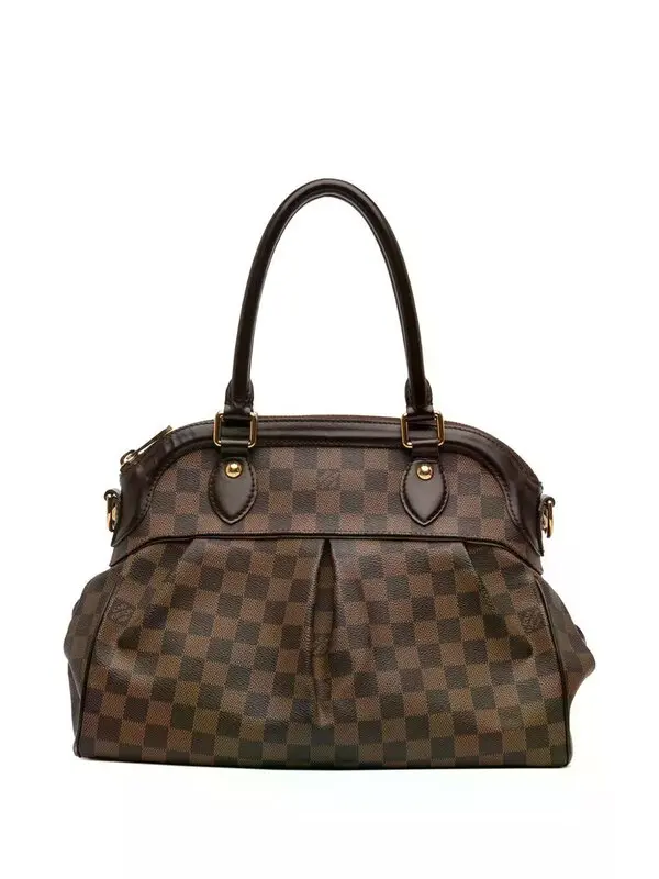 LOUIS VUITTON 2008 Damier Ebene Trevi Pm Satchel