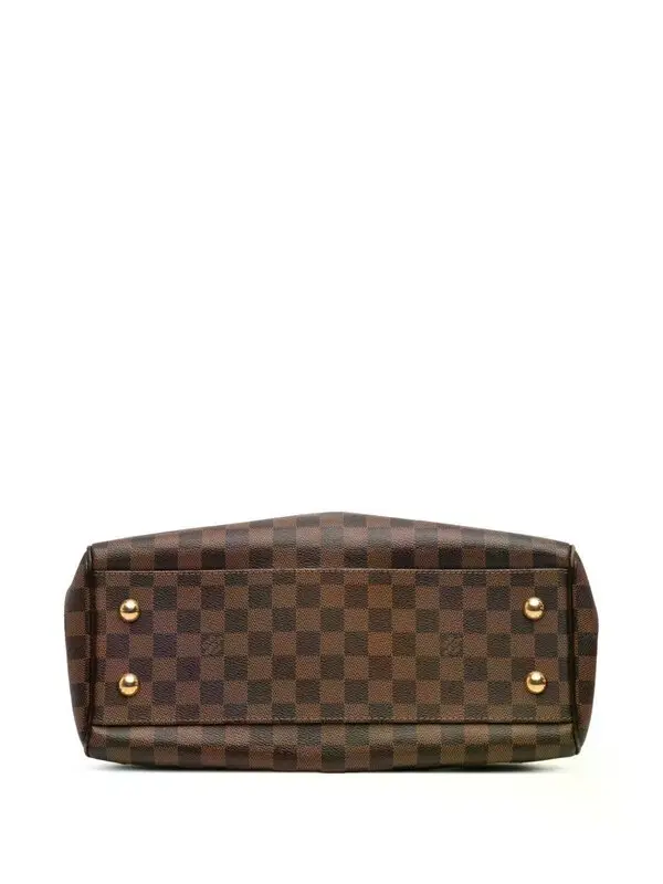 LOUIS VUITTON 2009 Damier Ebene Trevi Pm Satchel - Brown
