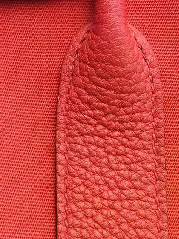 Hermès 2018 Toile And Negonda Garden Party 30 Tote - Red