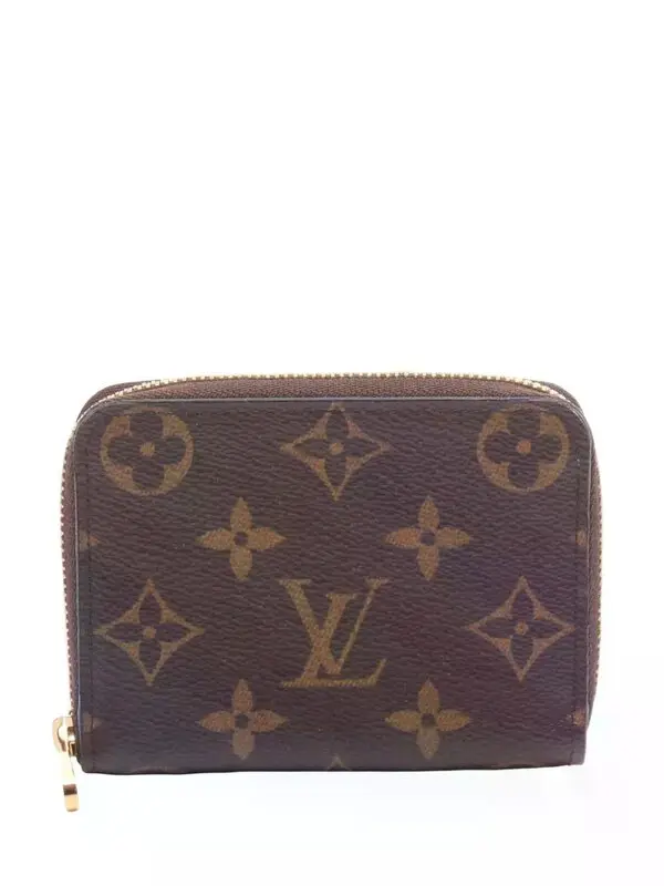 LOUIS VUITTON 2020 Monogram Zippy Purse Coin Pouch - Brown