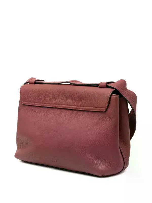Gucci Small Gg Marmont Leather Shoulder Bag - Pink