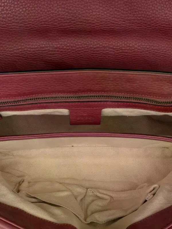 Gucci Small Gg Marmont Leather Shoulder Bag - Pink