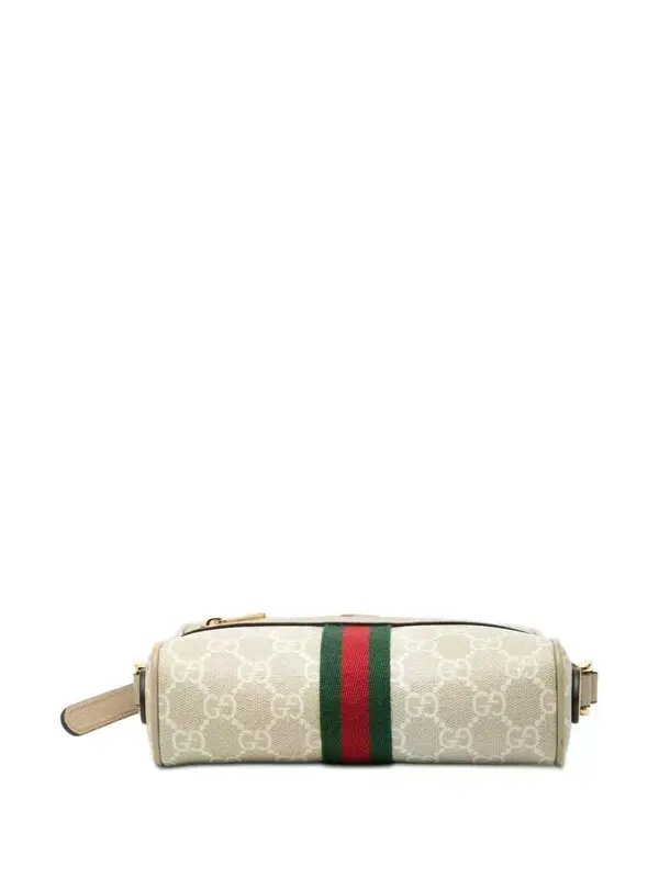 Gucci Mini Gg Supreme Ophidia Crossbody Bag - Brown