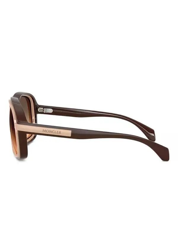 Moncler Two-tone Pilot-frame Sunglasses