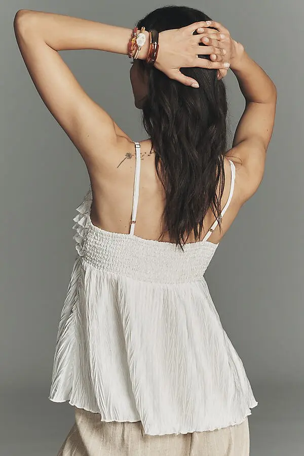 OLLARI Ruffle Tank Top