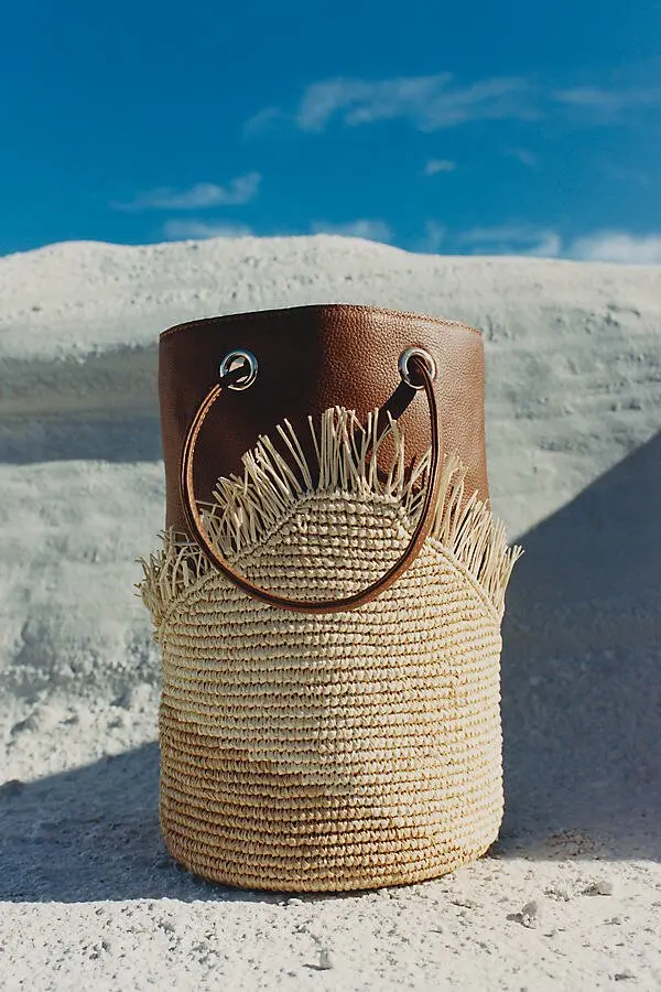 SENSI STUDIO Two-tone Bucket Bag