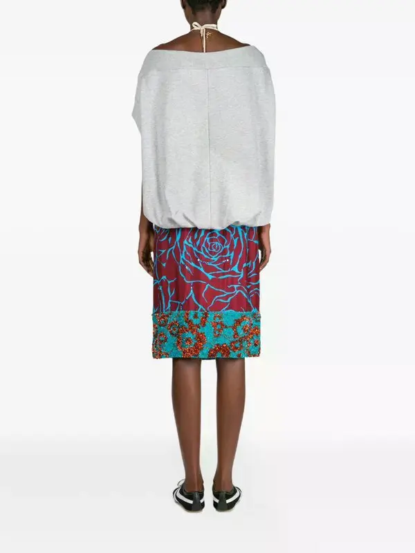 Dries Van Noten Embroidered Sequin Skirt