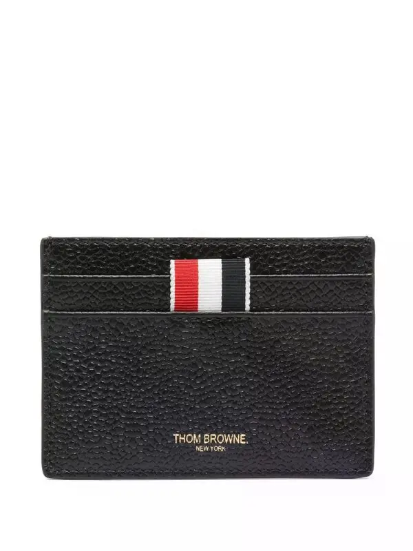 Thom Browne Stripe Cardholder - Black