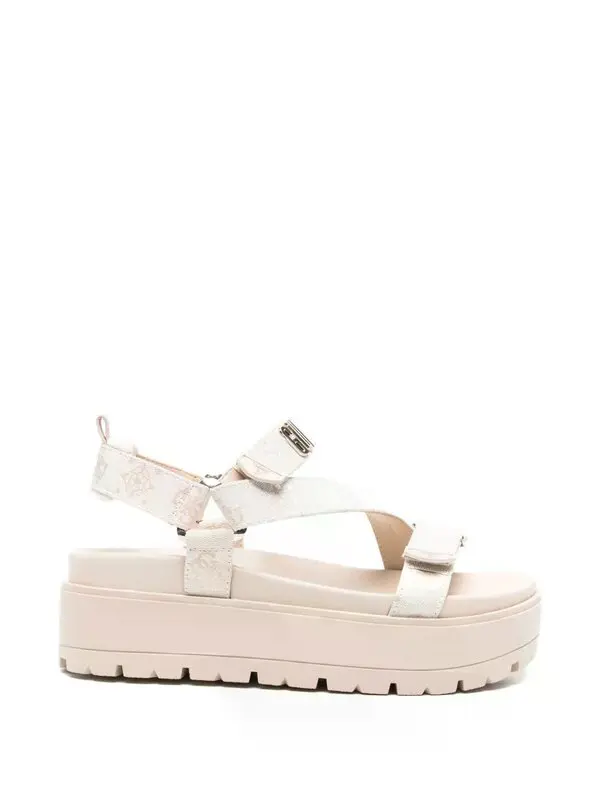 Guess Logo Strap Platform Sandals