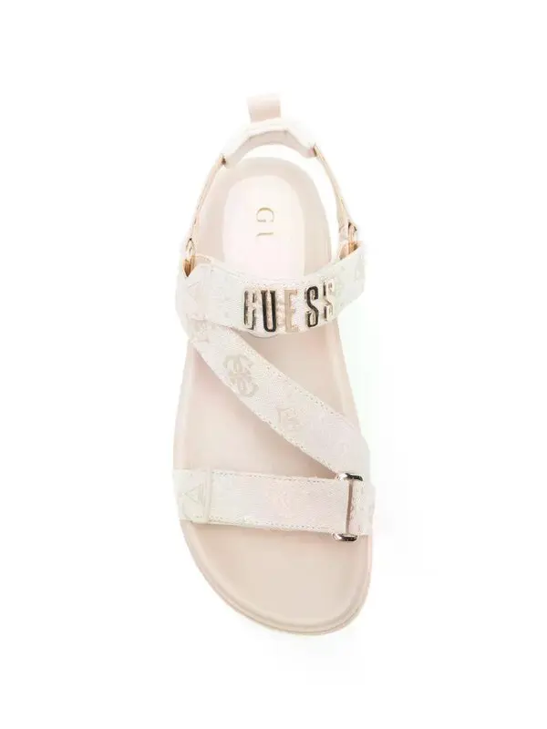 Guess Logo Strap Platform Sandals