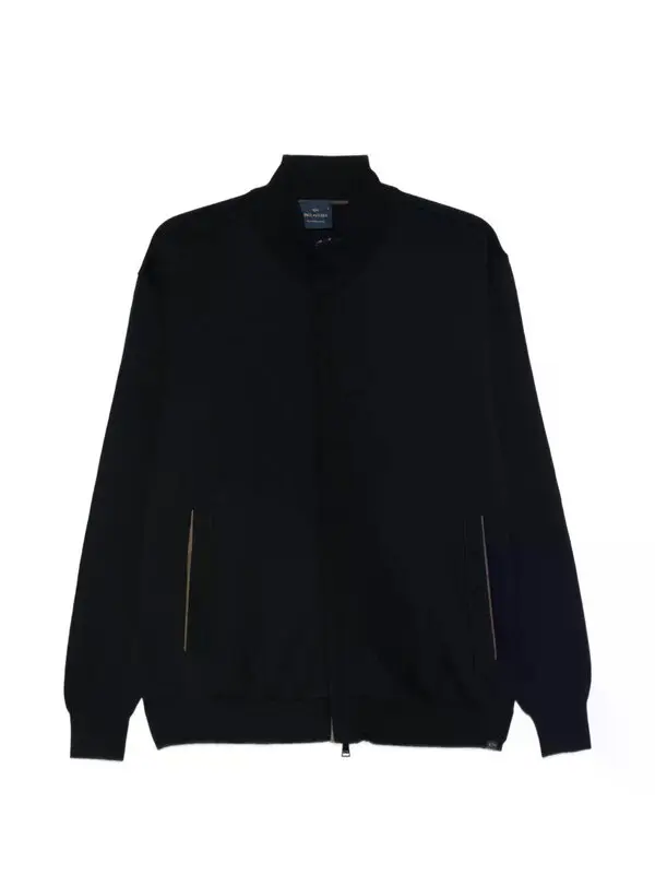 Paul & Shark Zip-up Virgin Wool Cardigan