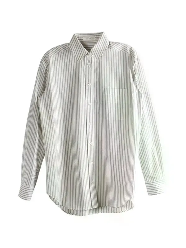 THE ROW Striped Shirt With Pocket