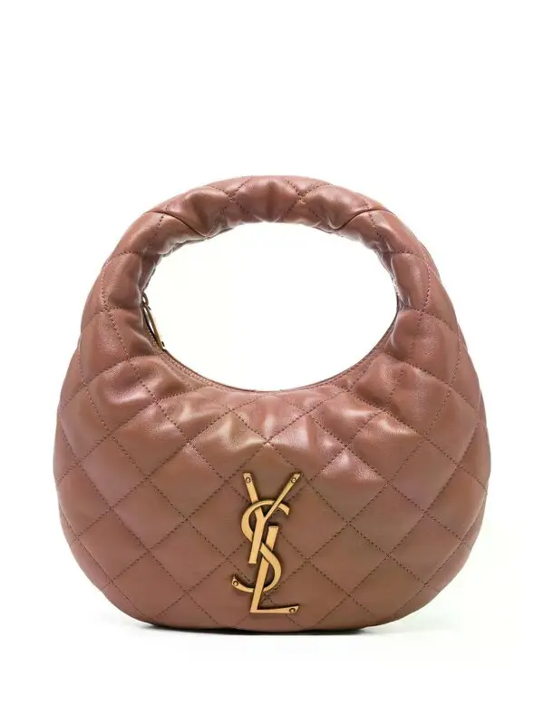 Saint Laurent Baby Icarino Quilted Logo Tote Bag