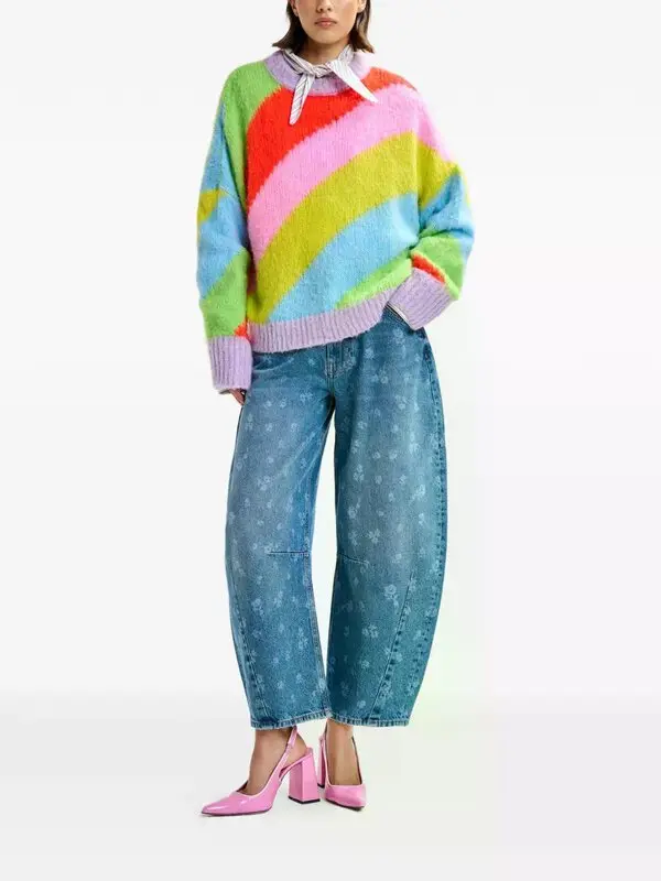 Essentiel Antwerp Floral-print Jeans - Blue