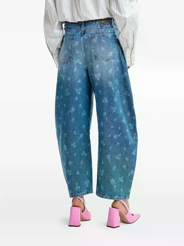 Essentiel Antwerp Floral-print Jeans - Blue