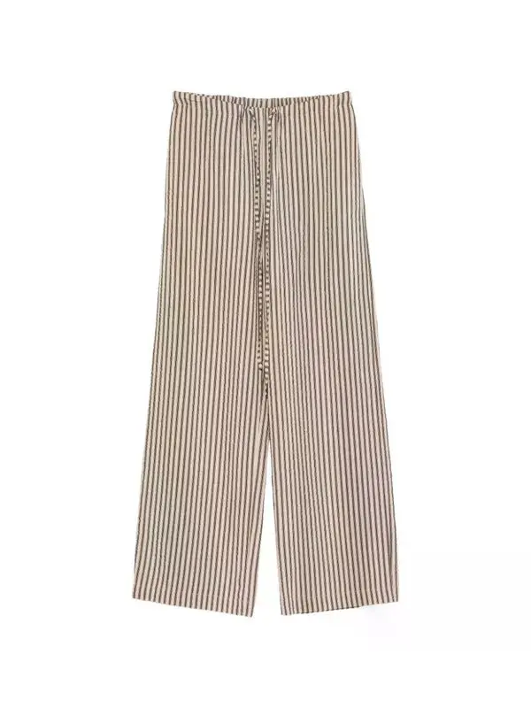 ALYSI Striped Trousers - Neutrals