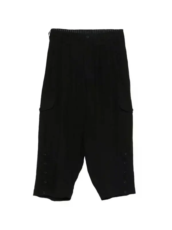 Yohji Yamamoto Pleated Cargo Trousers