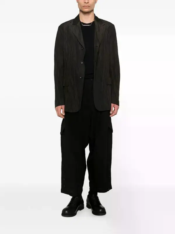 Yohji Yamamoto Pleated Cargo Trousers