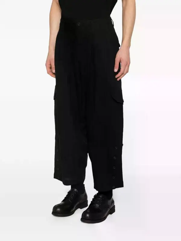 Yohji Yamamoto Pleated Cargo Trousers