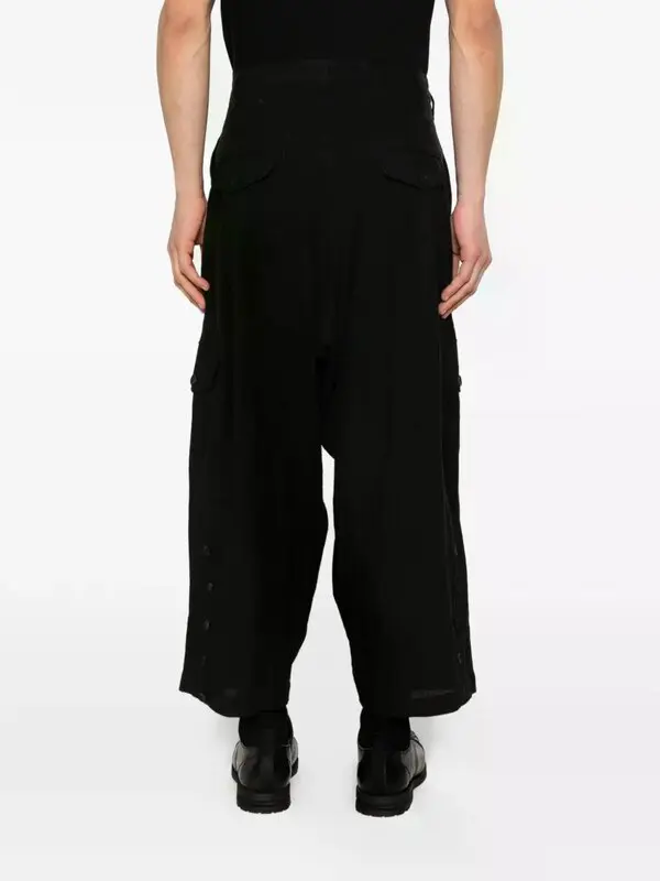 Yohji Yamamoto Pleated Cargo Trousers