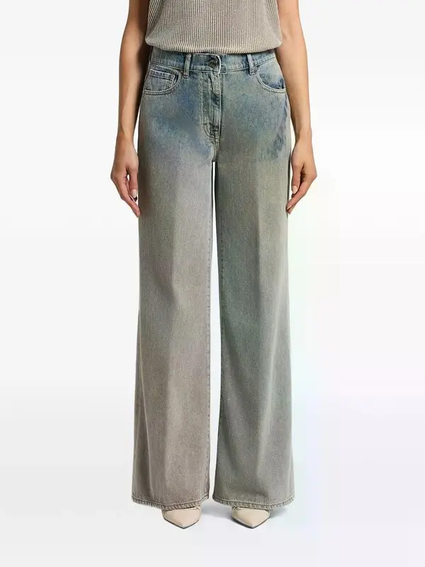 Peserico Tie & Dye Palazzo Jeans